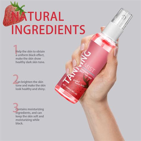 Natural Glow Strawberry Tanning Mistgradual Self Tanning Water For Face