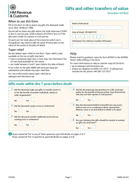iht403 form fill out and sign printable pdf template signnow