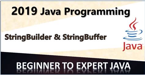 java stringbuffer and stringbuilder java tutorials