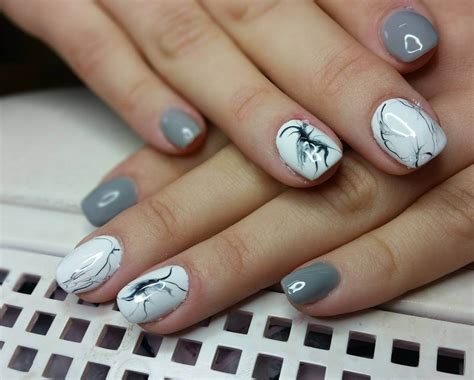 25 Gray Nail Art Designs Ideas Design Trends Premium Psd Vector