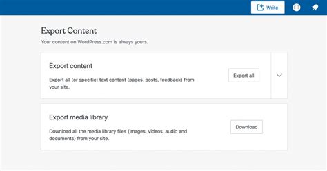 transfer wordpress from to installation
