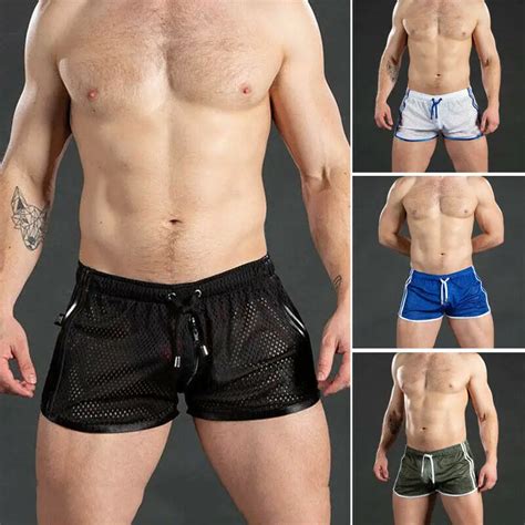 Men Fitness Bodybuilding Shorts Man Summer Gyms Workout Male Breathable