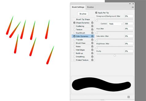 solved brush properties color dynamics control fade not w adobe