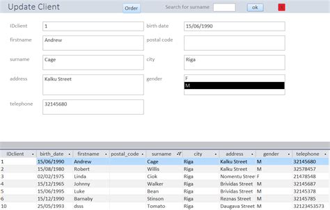 vba sorting element of a form in microsoft access stack overflow