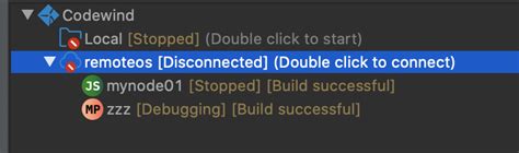 [eclipse] don t show the projects associated with a disconnected remote
