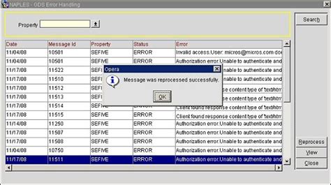 gds error handling
