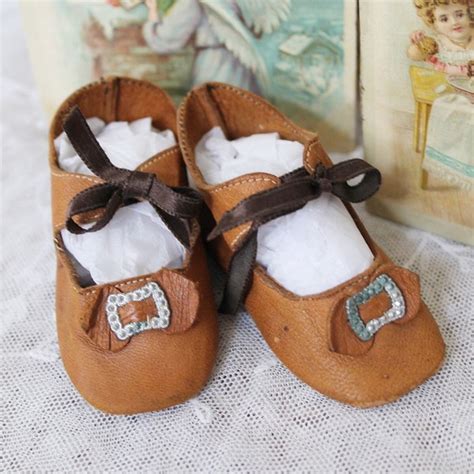 Antique Doll Shoes Etsy