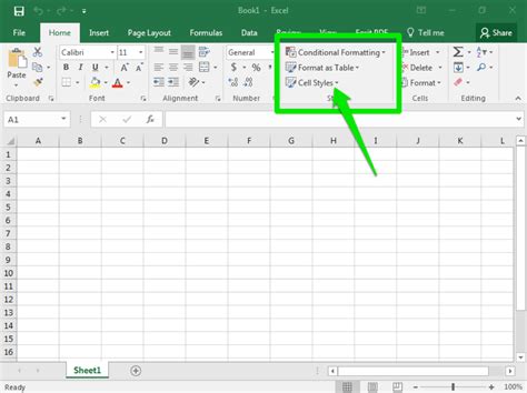 table and cell styles computer applications for managers