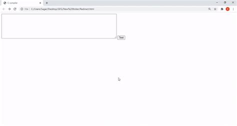 how to write programs in your website and redirect it in jdoodle online
