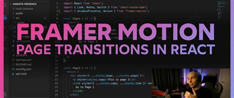 using framer motion to make page transitions in react dev community 👩