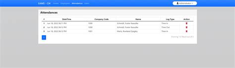 simple attendance system in php using codeigniter 4 source code