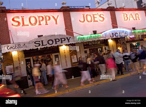 Florida Keys Key West Duval Street Sloppy Joes Bar Banque De