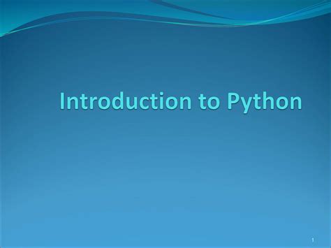 powerpoint presentations ppt collection for python programming
