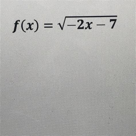 Find The Domain Of The Square Root Function And Express In Interval