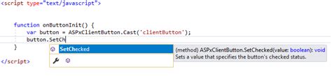 intellisense for client api asp mvc extensions devexpress