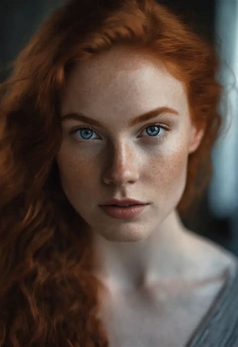 Photo Of Beautiful Age 18 Girl Pastel Hair Freckles Sexy Beautiful