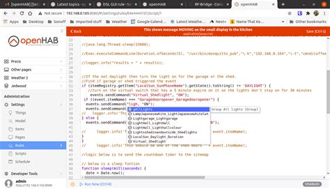 dsl gui rule scripts and rules openhab community