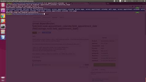 unmet dependencies field field node appointment calendar field
