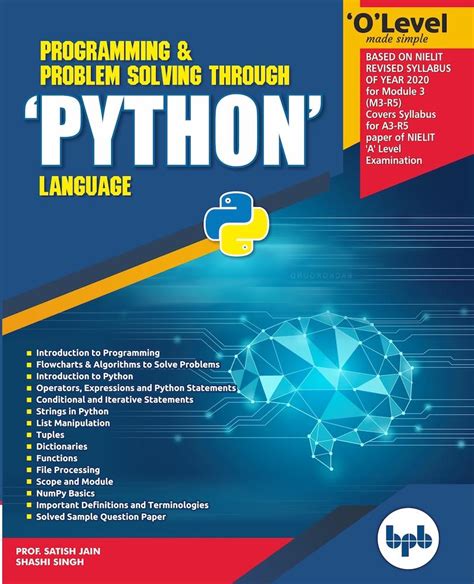 download nielit o level python ebook python programming book bpb online