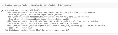 attributeerror module tensorflow has no attribute contrib · issue