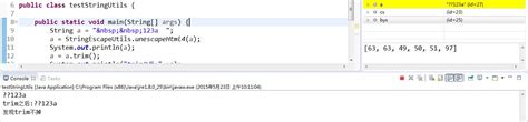 mons lang3的stringescapeutils unescapehtml4 l 的疑问 csdn社区