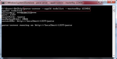 install parse server to use as backend for android apps