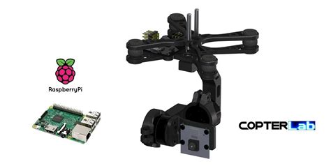 2 axis raspberry pi picamera v1 micro camera gimbal drone gimbal