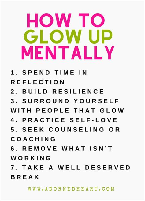How To Glow Up Mentally And Physically For 2024 Ellene Malory
