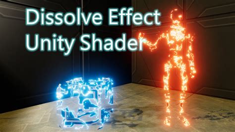unity vfx dissolve shader effect downloadable youtube