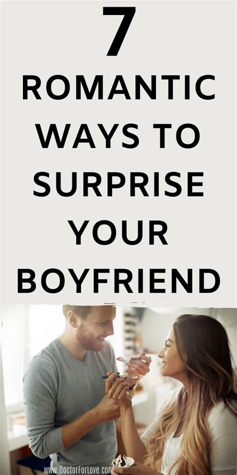 7 Romantically Sweet Ways To Romance Your Man Romantic Surprises For