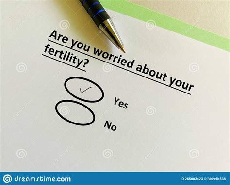 Question About Infertility Stock Image Image Of Fertilization 265003423