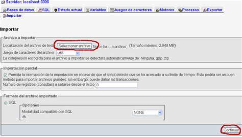 cómo importar una base de datos usando phpmyadmin desde plesk blog