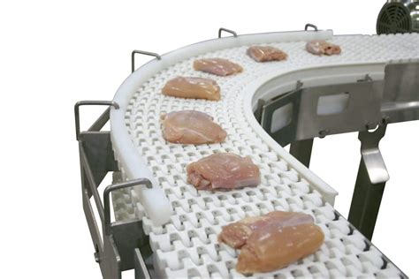 Aquapruf Dorner Sanitary Conveyor Transporting Poultry Dorner