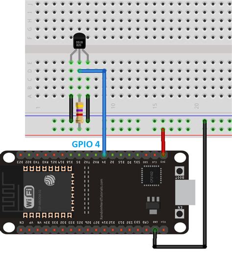 esp32 ds18b20 temperature sensor with arduino ide single multiple