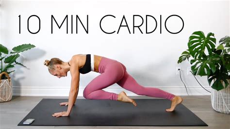 10 Min Cardio Workout At Home Equipment Free Youtube