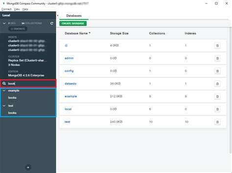 how to find collection with mongodb compass mongodb compass tutorials