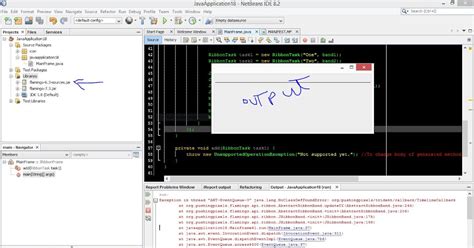 how to configure and install flamingo java swing ribbon