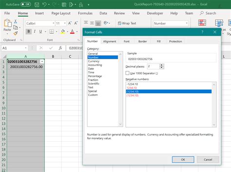reprt export to excel removes leading zeros ifs community