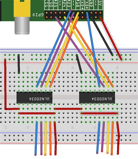 scratch gpio version 2 using stepper motors piday raspberrypi