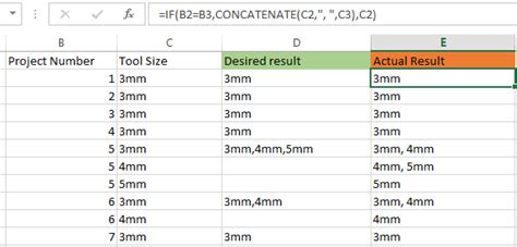 excel merge values in multiple columns into one stack images