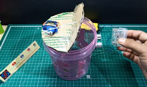 make smart dustbin with arduino