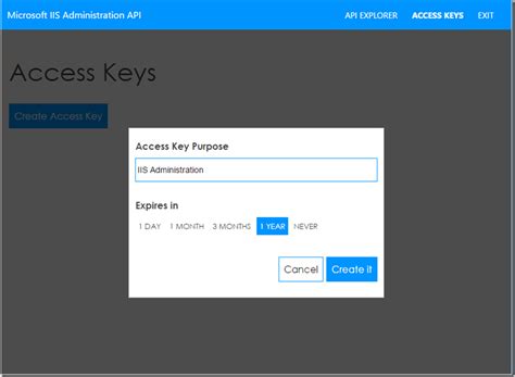 microsoft iis administration api microsoft iis