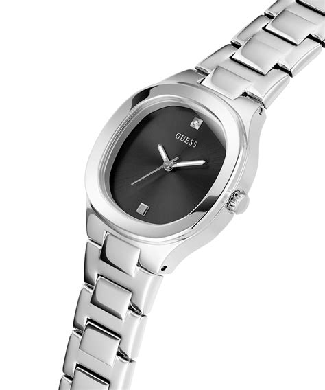Guess Ladies Silver Tone Analog Watch Gw0615l1 Guess Watches Us
