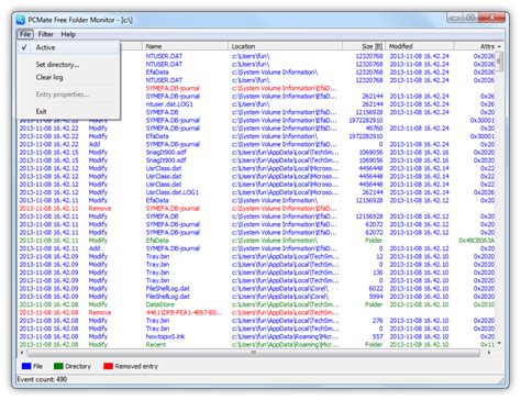 pcmate free folder monitor free file and folder monitor software