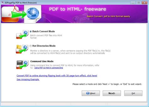 automatic and batch pdf to html converter