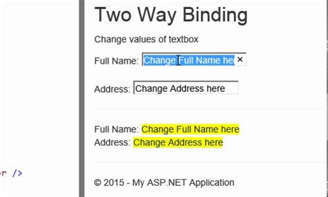 two way binding in angularjs youtube