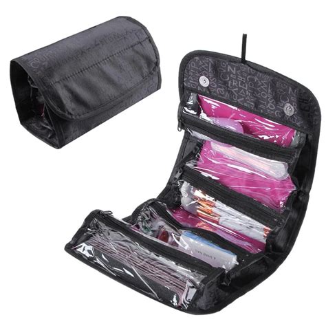 Folding Make Up Cosmetic Bag Case Big Capacity Women Makeup Bag Hanging