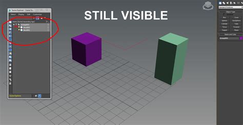 solved can t hide group via scene explorer autodesk community