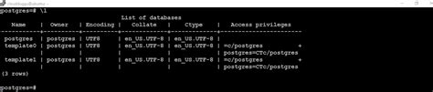 postgresql psql commands cloudduggu cloudduggu