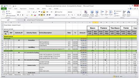 excel manpower planning template doctemplates